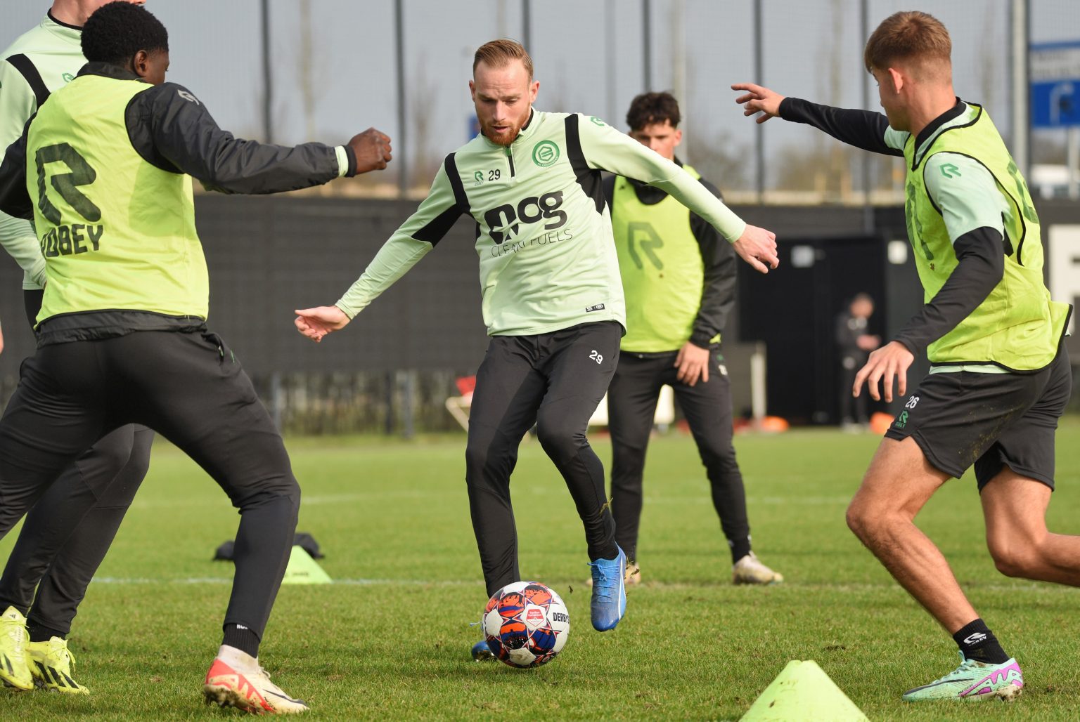 De knop om bij FC Groningen - FC Groningen