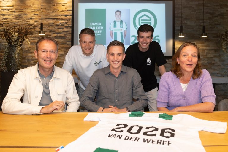 Ook David van der Werff onder contract bij FC Groningen - FC Groningen