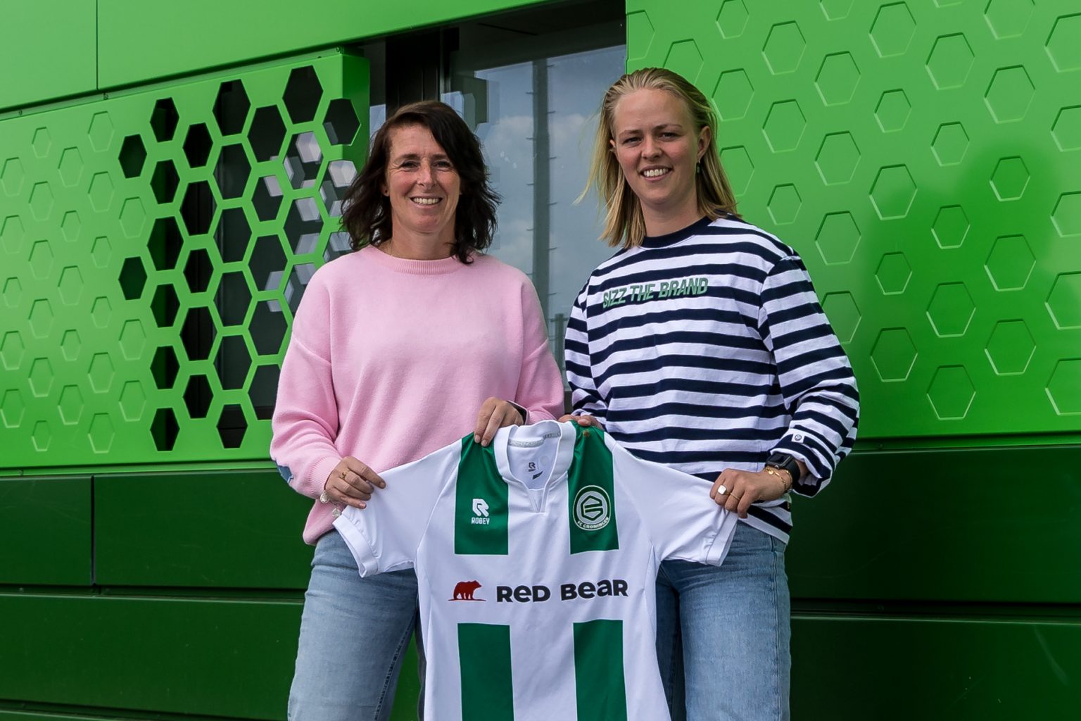 Atty Eelkema hoofdtrainer FC Groningen Vrouwen 1 - FC Groningen