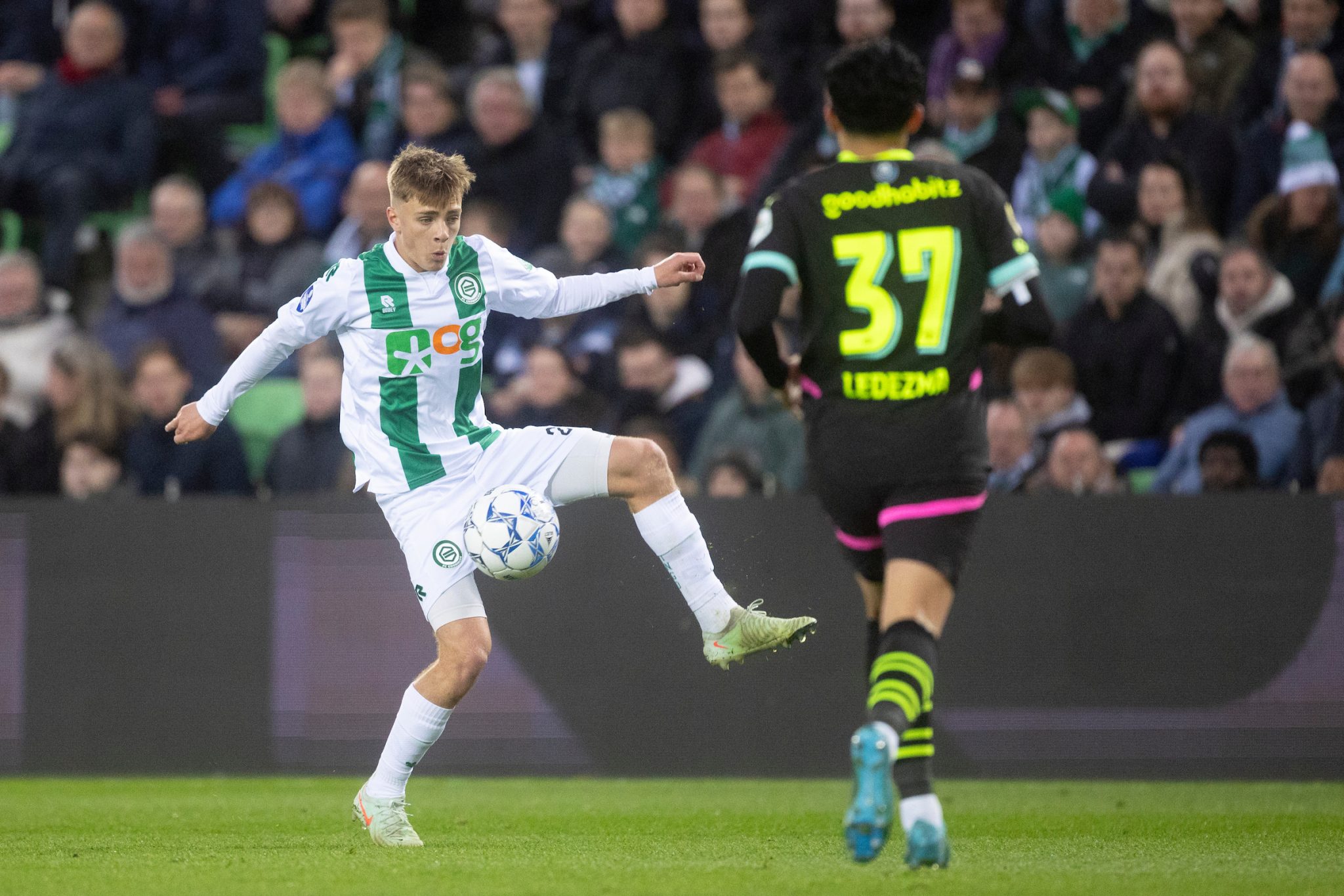 Strijdbaar FC Groningen verliest in Euroborg van PSV - FC Groningen