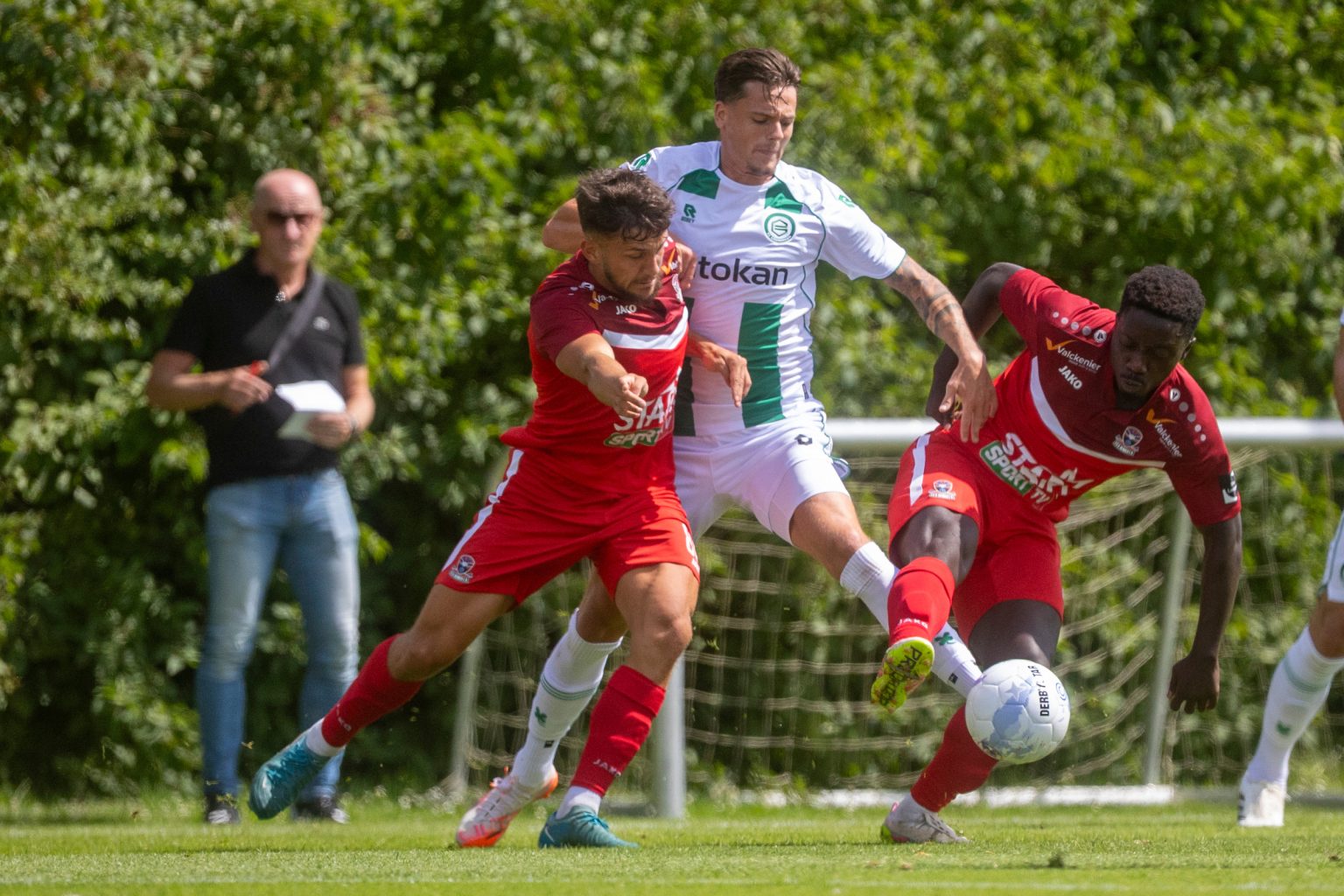 FC Groningen tegen Beerschot en regioteam in Zeeland - FC Groningen