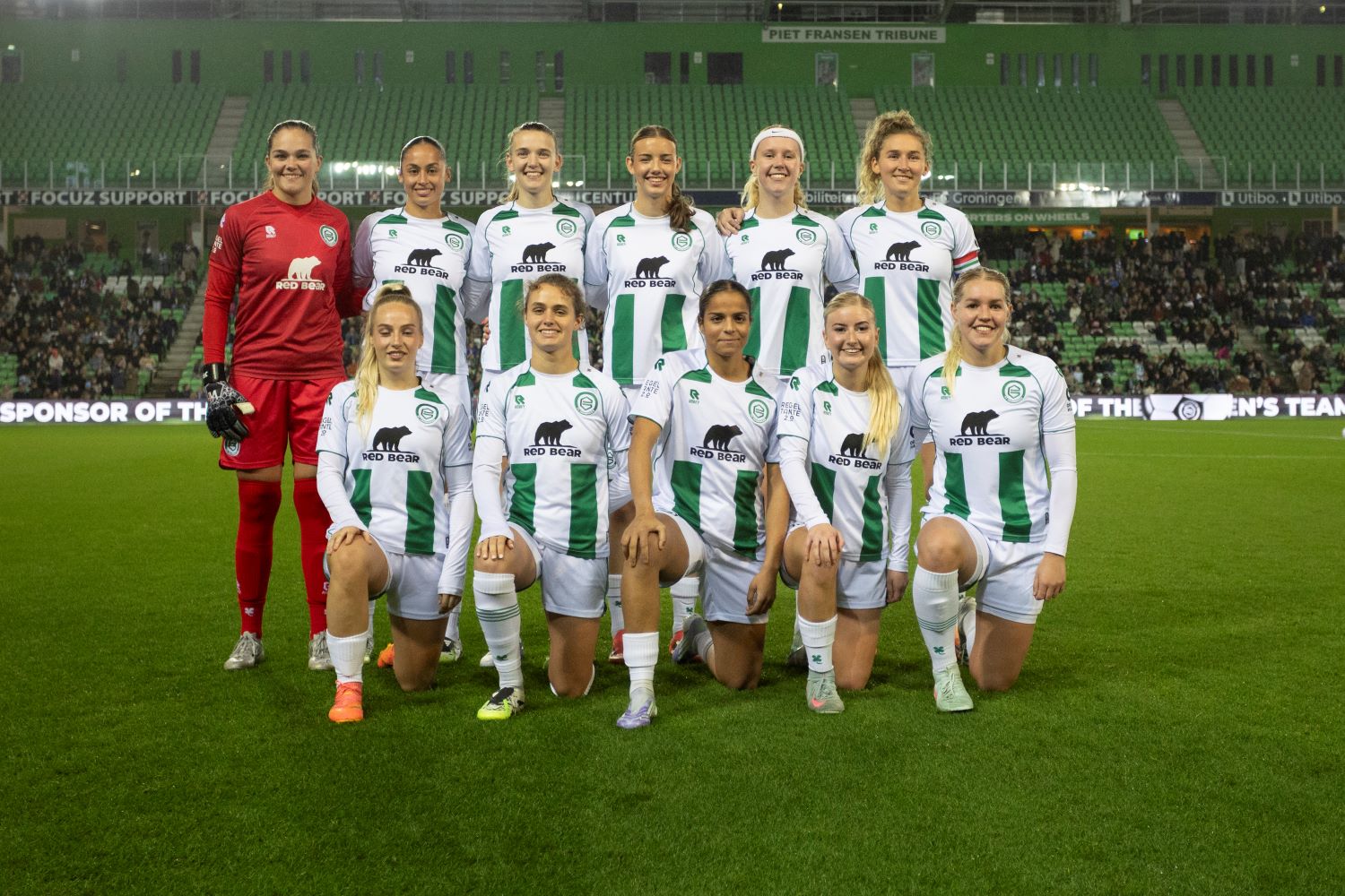 FC Groningen Vrouwen 1 wint historische wedstrijd in Euroborg met ruime ...